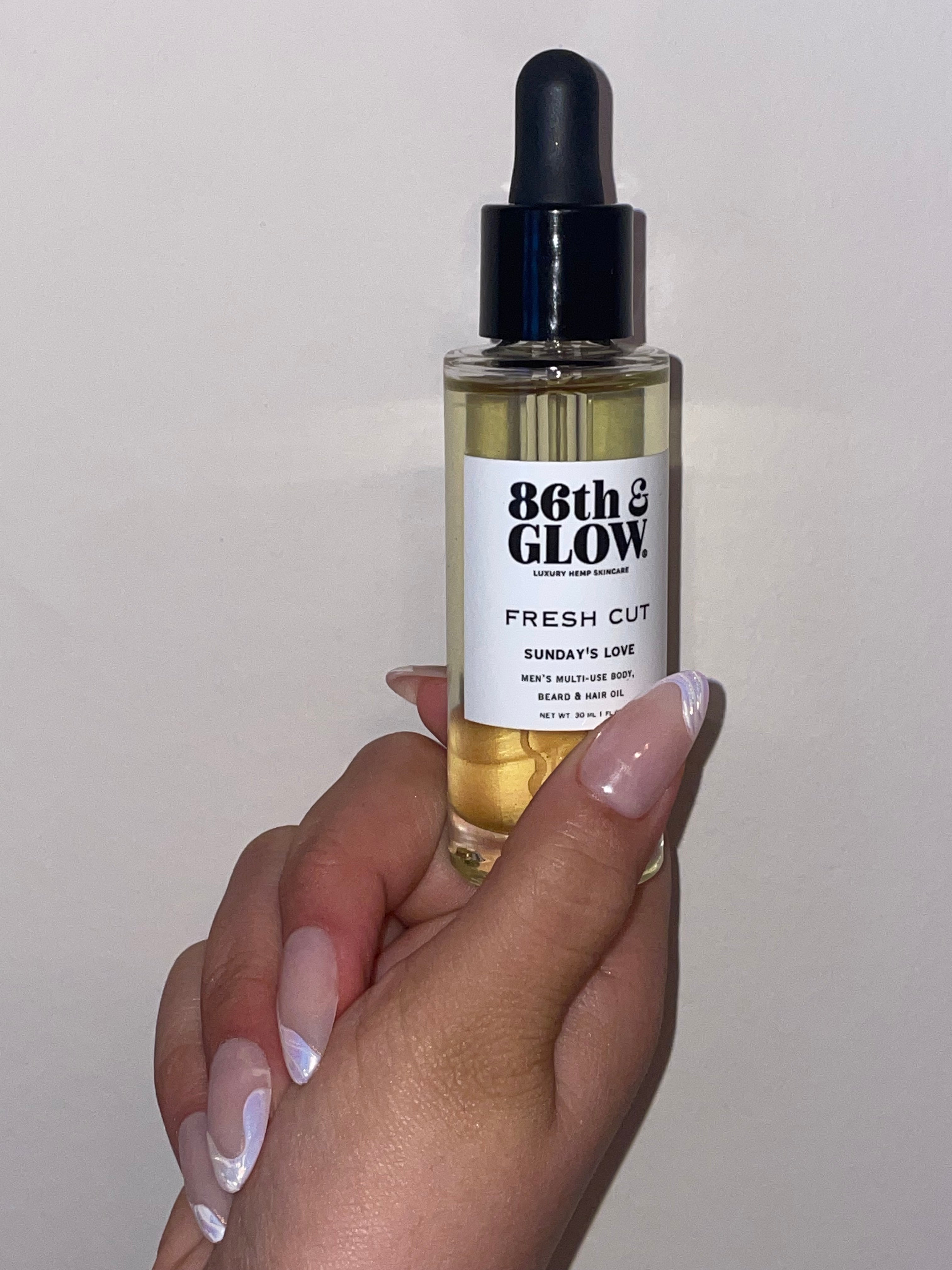 Fresh Cut Body & Beard Oil – 86th & Glow